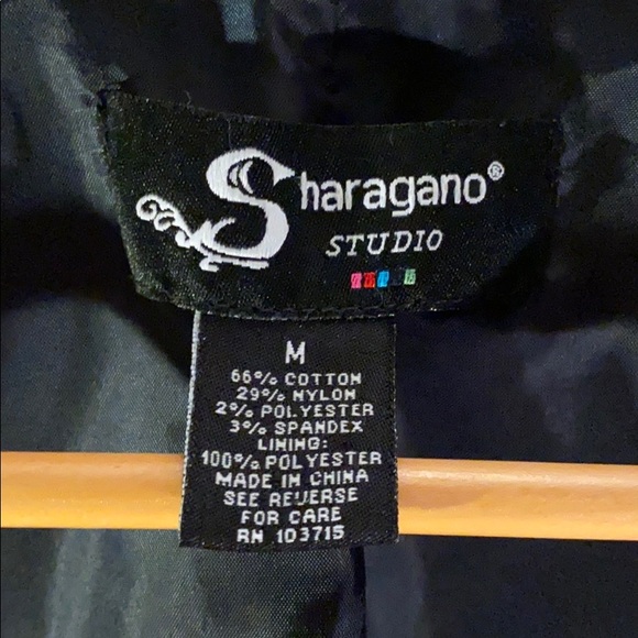 Sharagano | Jackets & Coats | Euc Sharagano Studio Blue Cotton Jacket ...